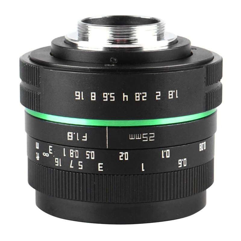 Camera Lens 25Mm F1.8 APS-C Cctv Tv Movie Lens + C... – Grandado