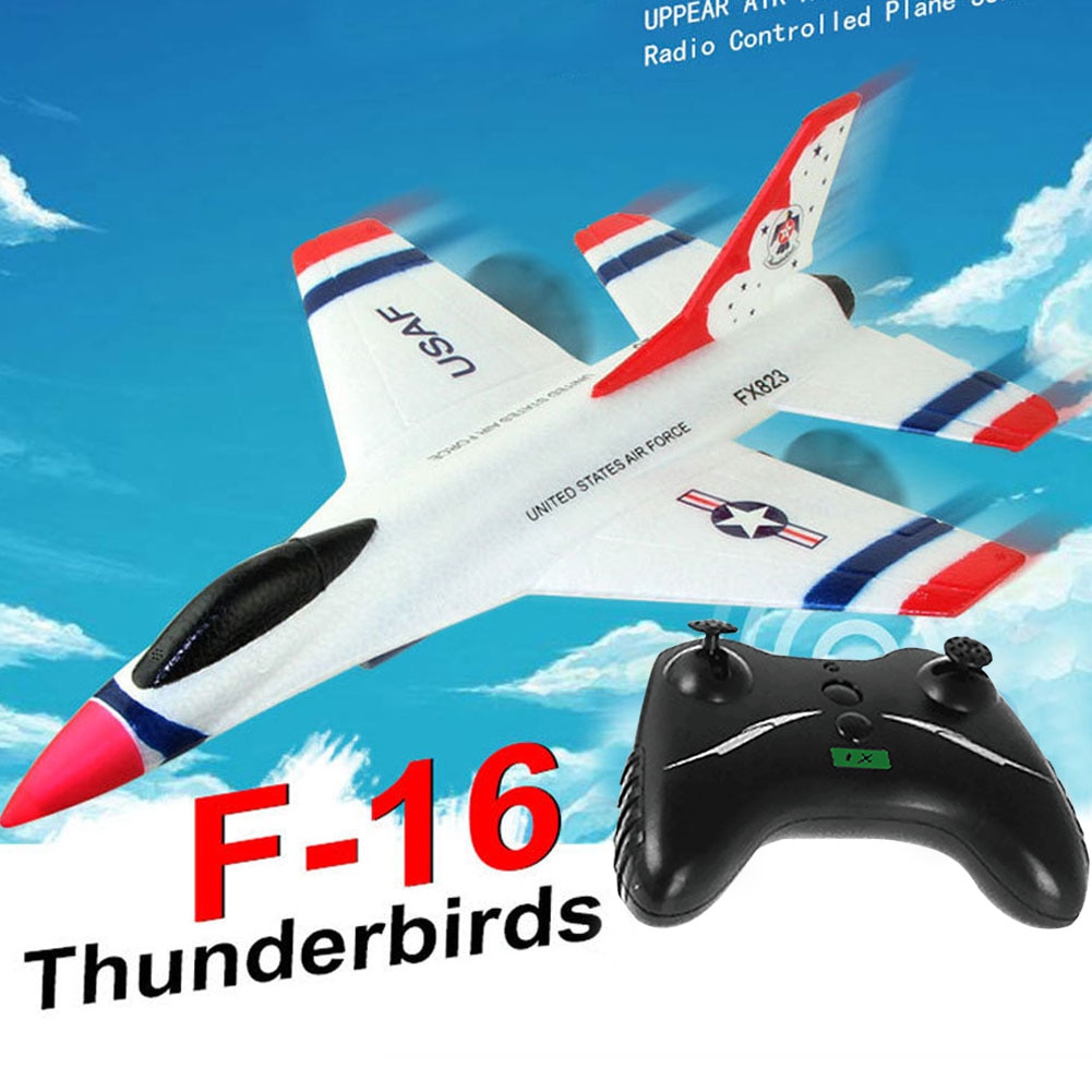-823 2.4G 2CH F16 Thunderbirds EPP Remote Control ... – Grandado