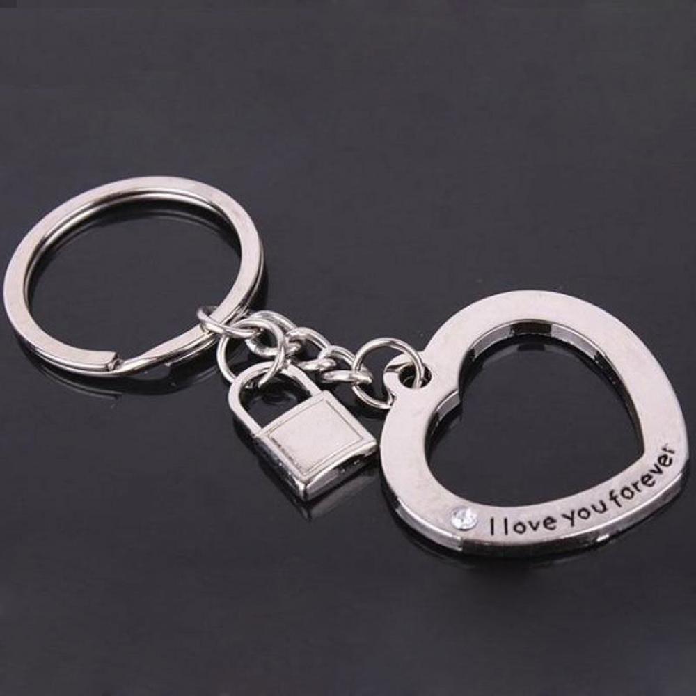 2 unids/set amor corazón llavero par llavero nueva... – Grandado