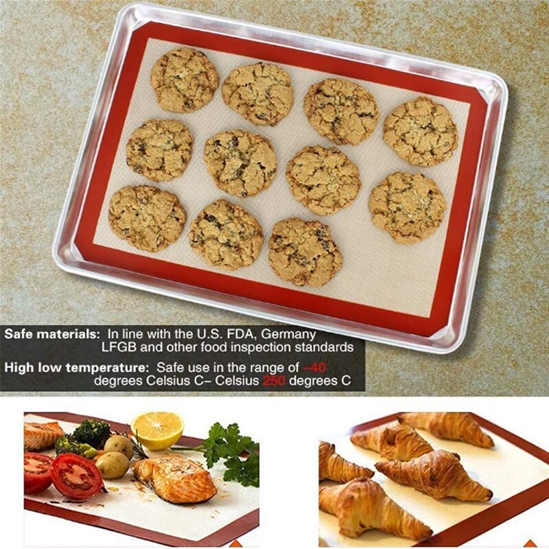 Silicone Baking Mats Foil Oven Mats for Baking Non... – Vicedeal