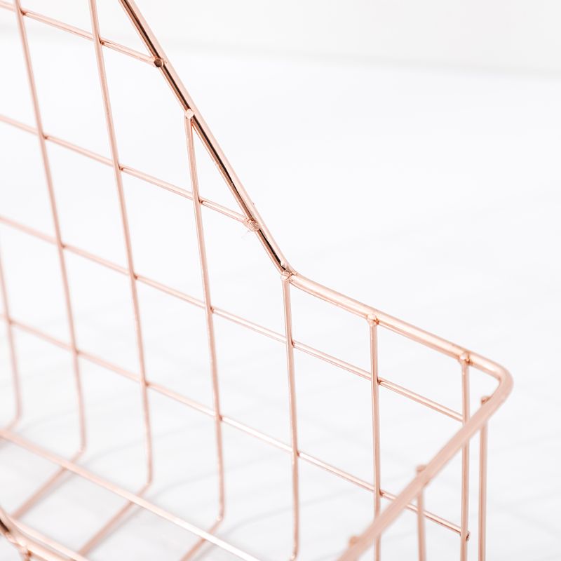 Nordic Wrought Iron Grid File Holder Single Layer ... – Vicedeal