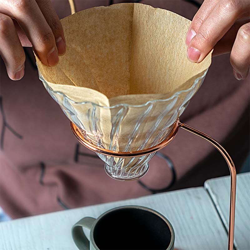 100Pcs/Bag Wooden Original Hand Drip Paper Coffee ... – Grandado