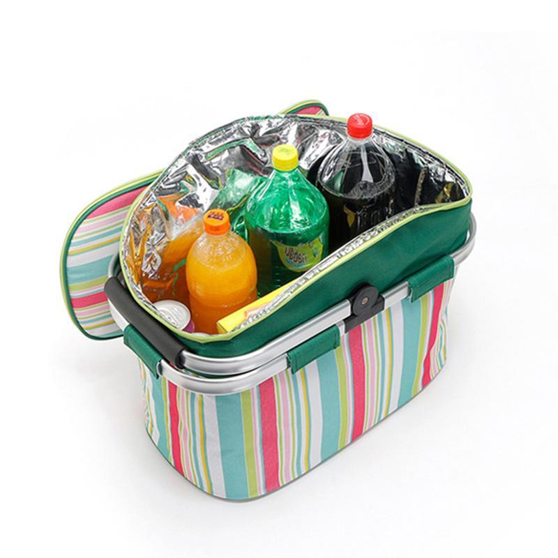 Ounona 26l stor picknickkorg lunch väska kylare ry... – Vicedeal