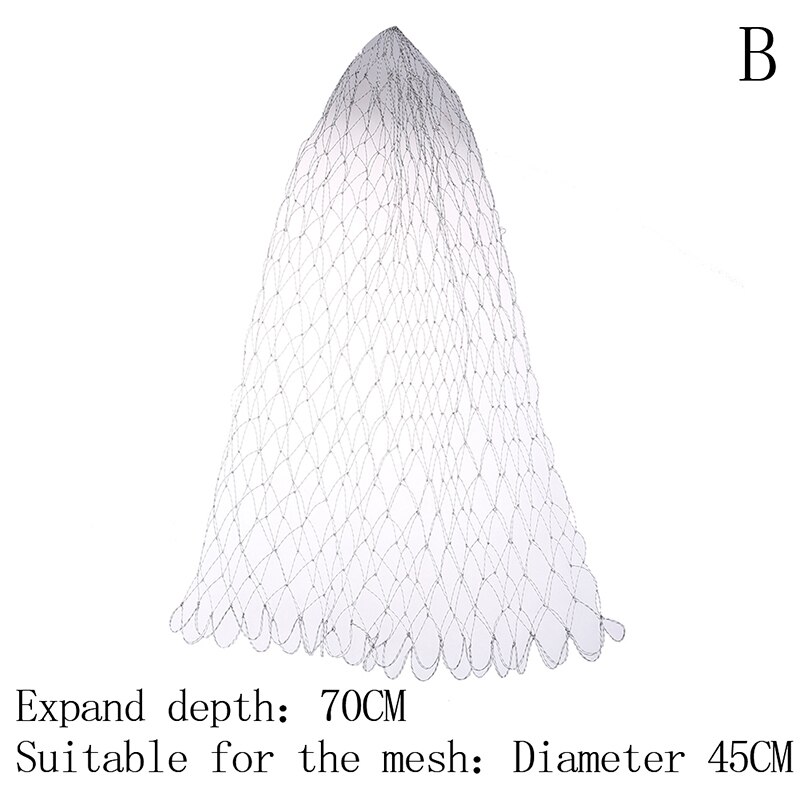 Nylon Fishing Nets Portable Fishing Lures Cage Col... – Grandado