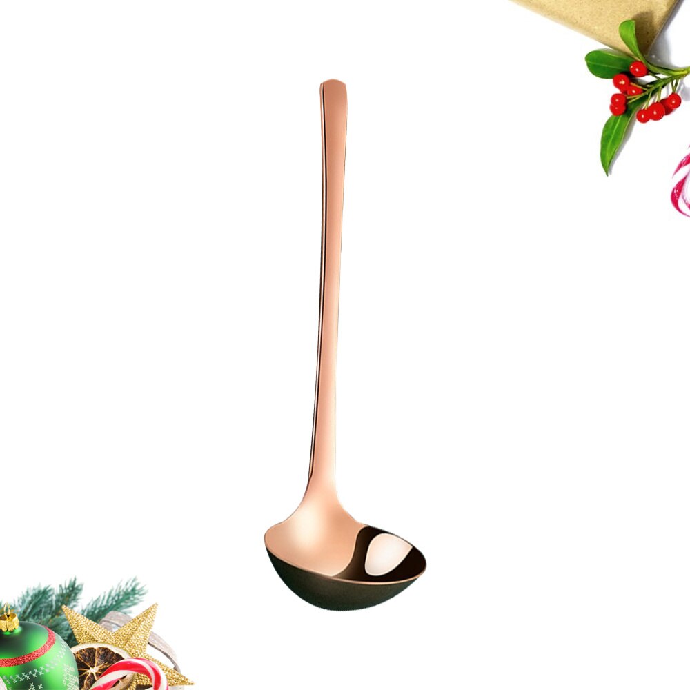 Long Handle Soup Spoon Stainless Steel Food Servin... – Vicedeal