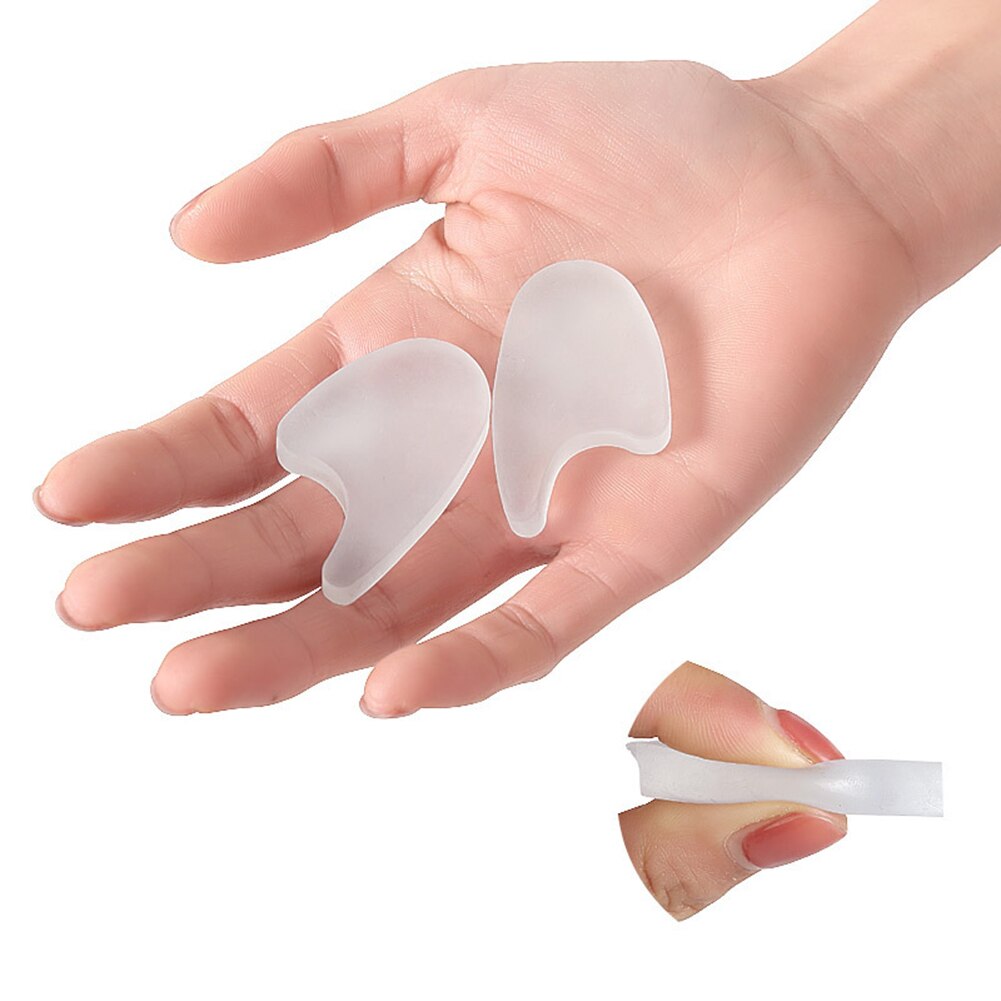 1 Pair Toe Separator Silicone Hallux Valgus Correc... – Vicedeal