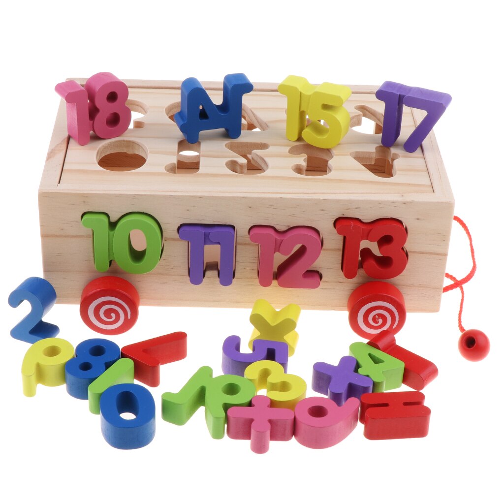 Wooden Shape Sorter Bus Toddlers Baby Color & ... – Vicedeal