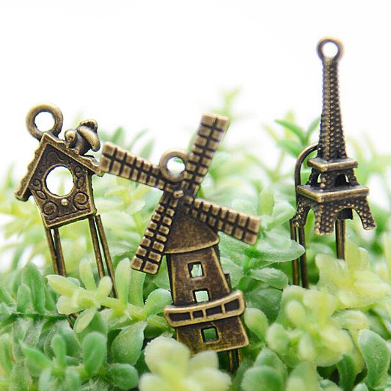 10 Piece/lot Cute Metal Bookmark Vintage Key Bookmarks Paper Clip For ...