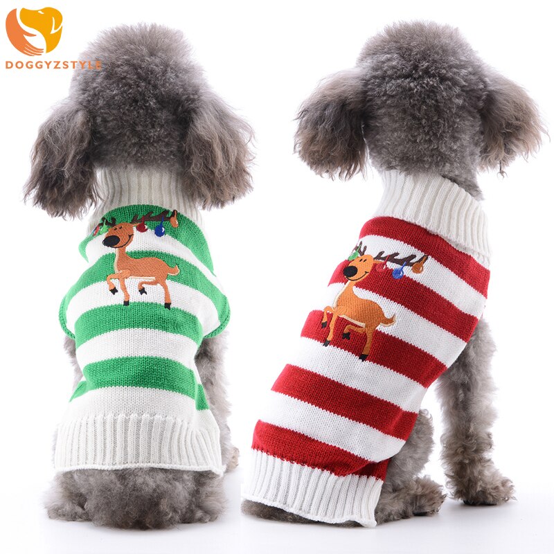 Hond Kerst Truien Rendier Xmas Huisdier Kleding El... – Vicedeal