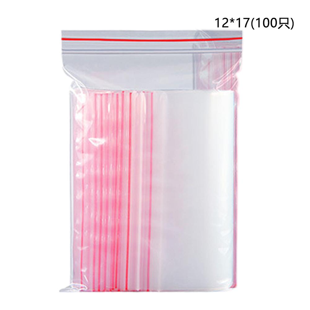 100 Stks/pak Kleine Zip-Lock Plastic Zakken Herslu... – Grandado