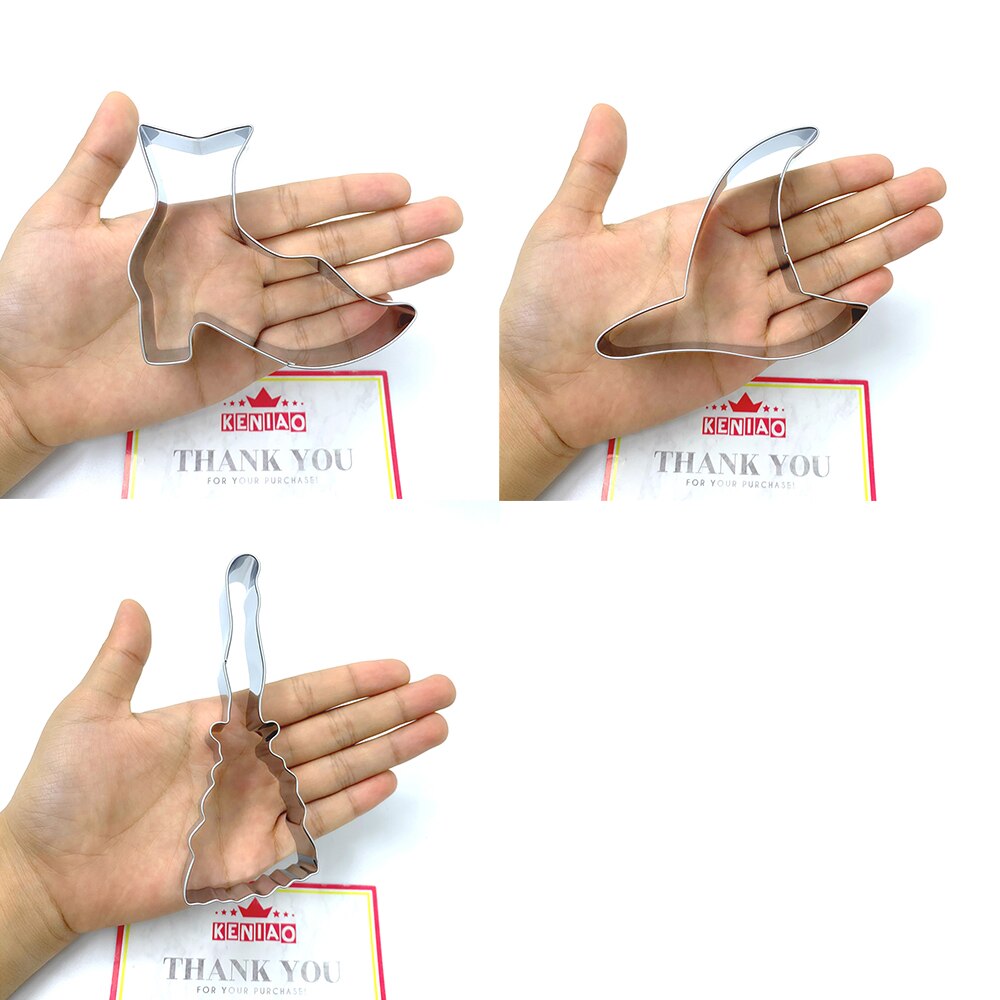 KENIAO Halloween Cookie Cutter Set-3 PC-Heks's Sch... – Vicedeal