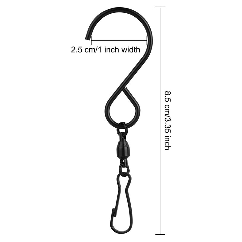 12 S-shaped Rotating Hook Clip Hanger Rotating Win... – Grandado