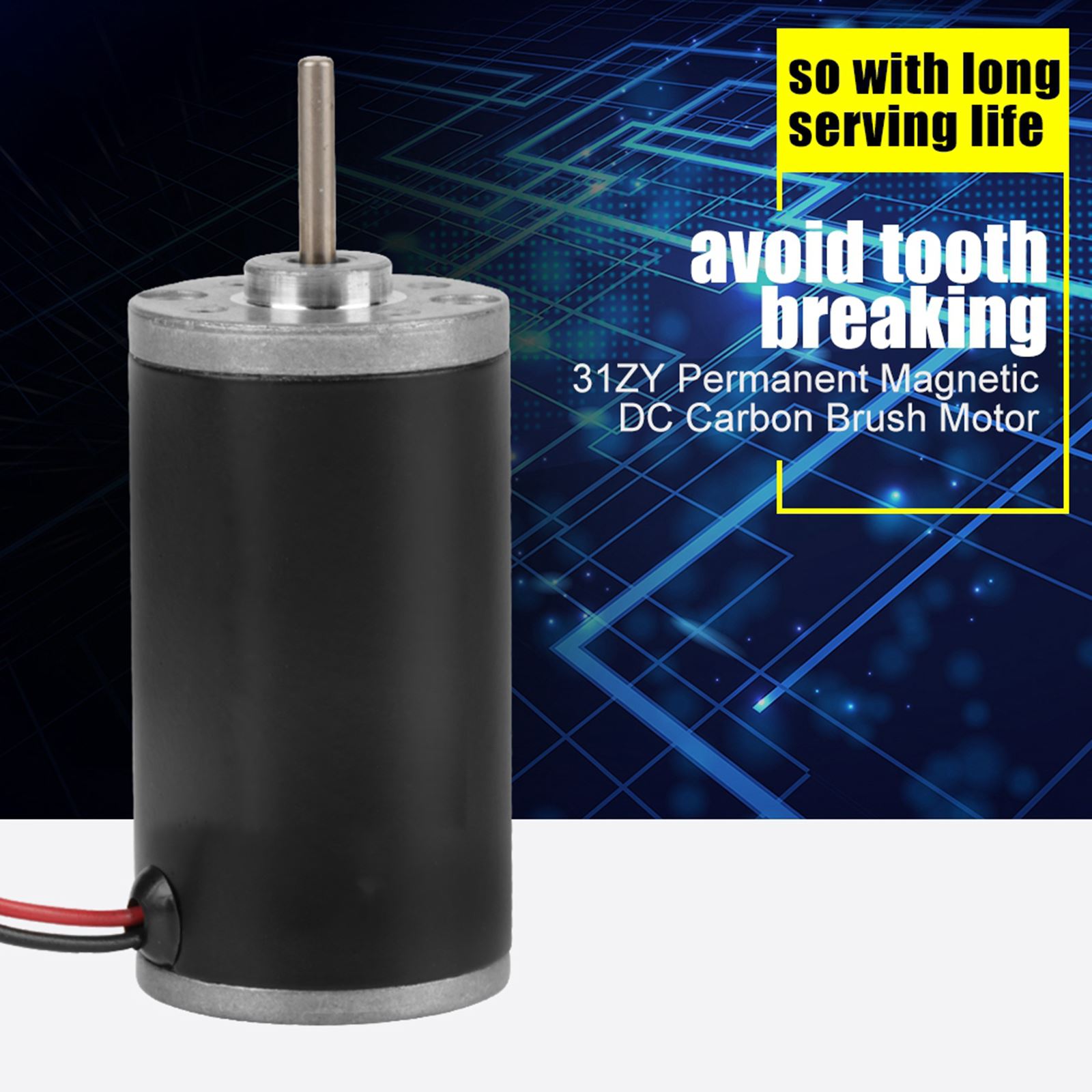 Motor 31ZY Permanent Magnetic DC Carbon Brush Moto... – Grandado