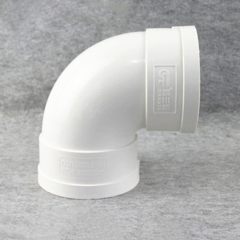 PVC White Drain pipe 90 degree Elbow Inner diamete... – Grandado