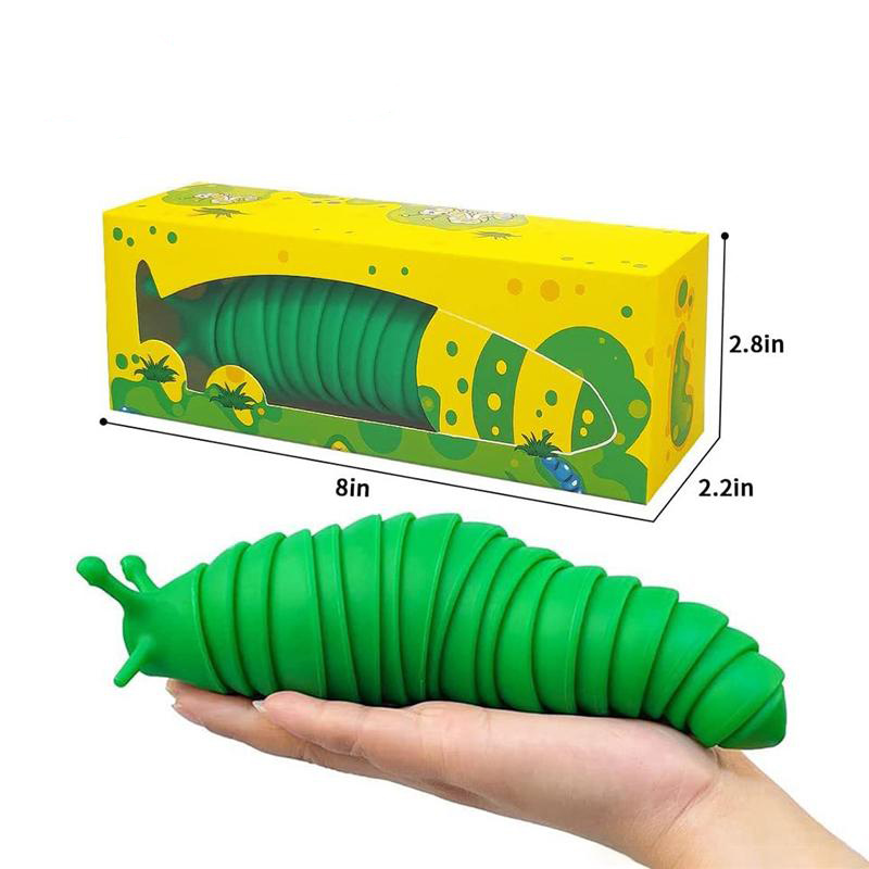 2022 3D Slug Fidget Toy Fidget Toy Slug Articulate... – Vicedeal