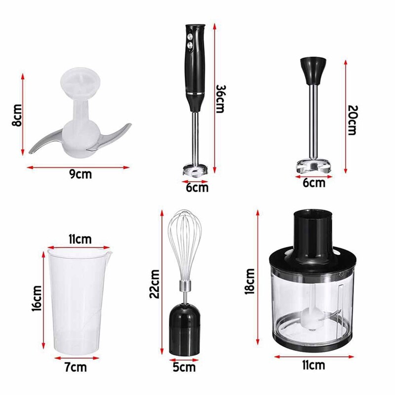 4 in 1 High Power Immersion Hand Stick Blender Mix... – Grandado