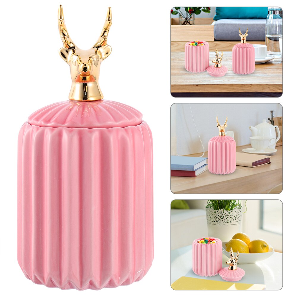 1pc Jewelry Jar Candy Jar Ceramic Jewelry Jar Stor... – Grandado