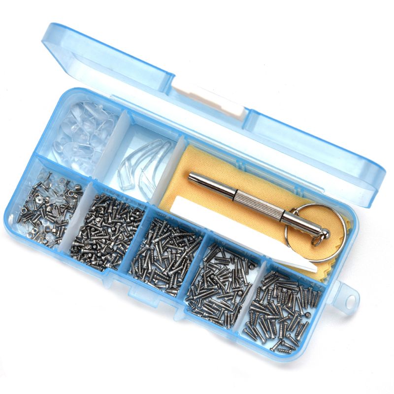 Glasses Sunglasses Eye Glass Repair Kit Screws Nut... – Grandado