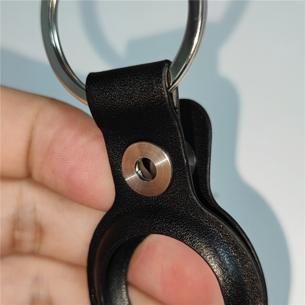 Leather Key Ring For Airtag Case llavero Shockproo... – Grandado