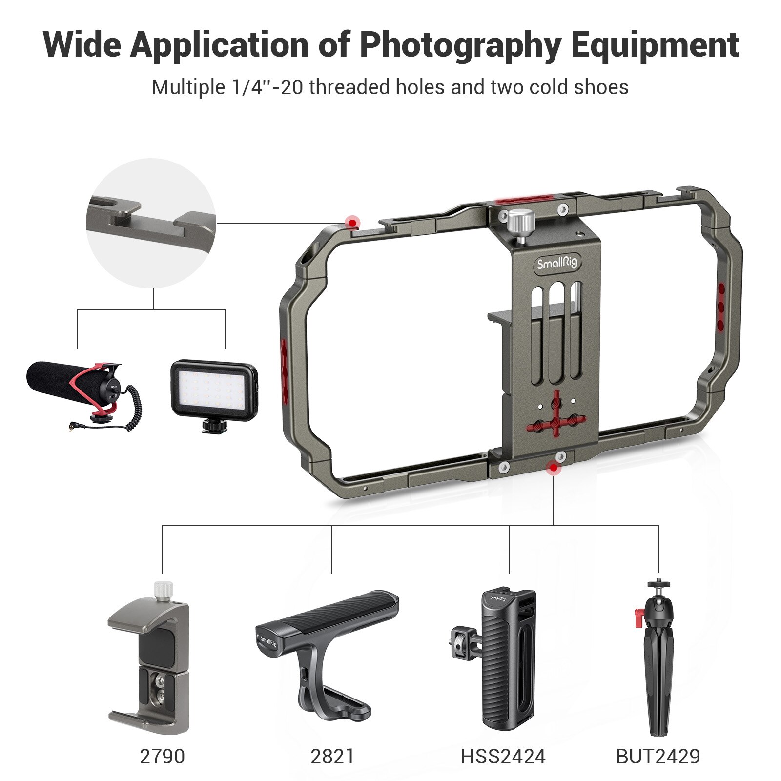 SmallRig Universal Mobile Phone Vlogging Cage Vide... – Grandado