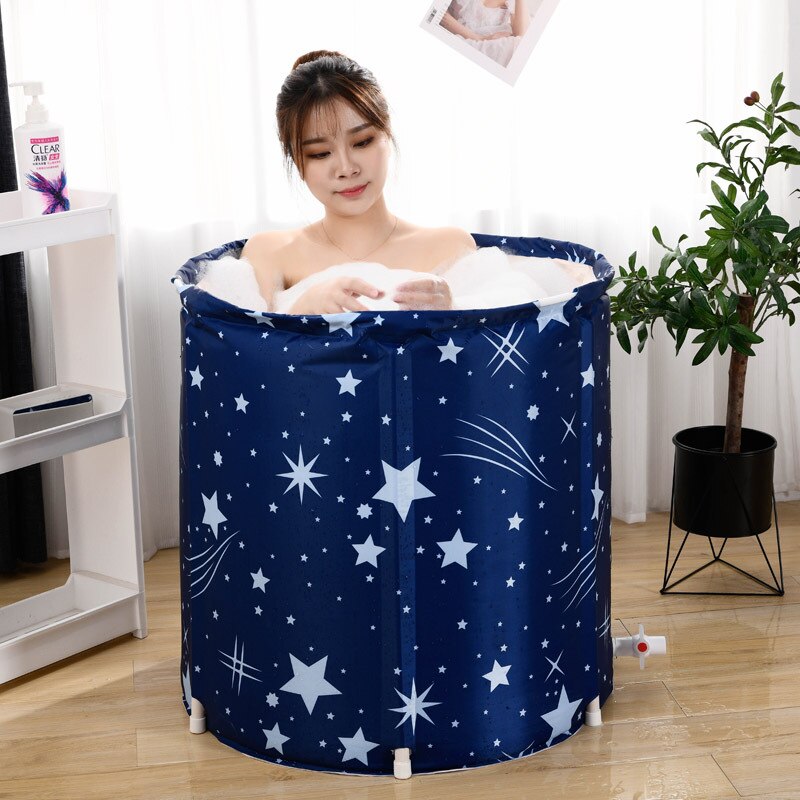 Portable Bathtub Folding Bath Bucket Home Spa Larg... – Vicedeal