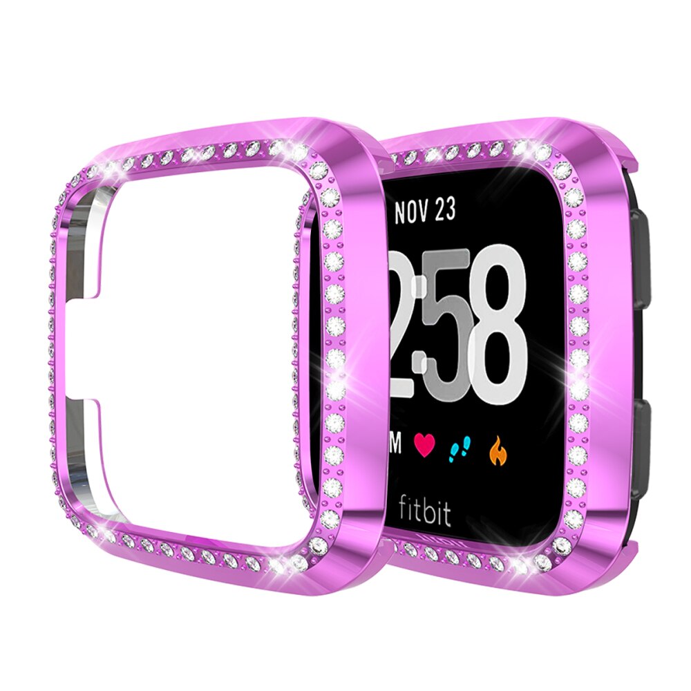 Diamond Watch Case Voor Fitbit Versa/Versa Lite Bu... – Grandado