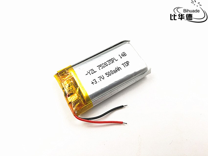 li-po Polymer 500 mah 3.7 V 702035 752035 smart ho... – Grandado