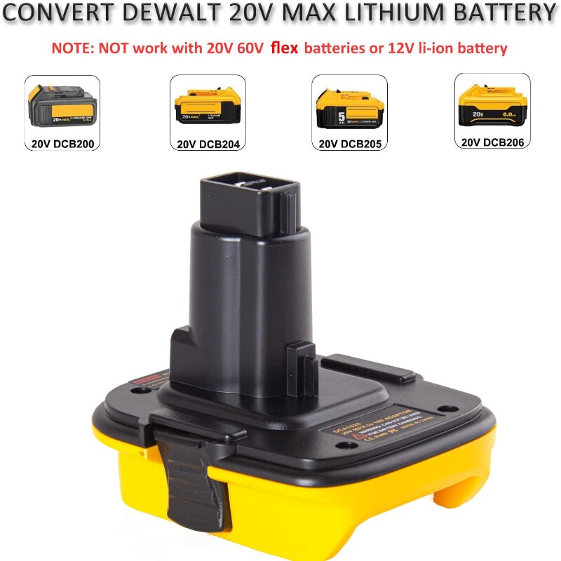20V Battery Adapter DCA1820 for Dewalt 18V Tools C... – Grandado