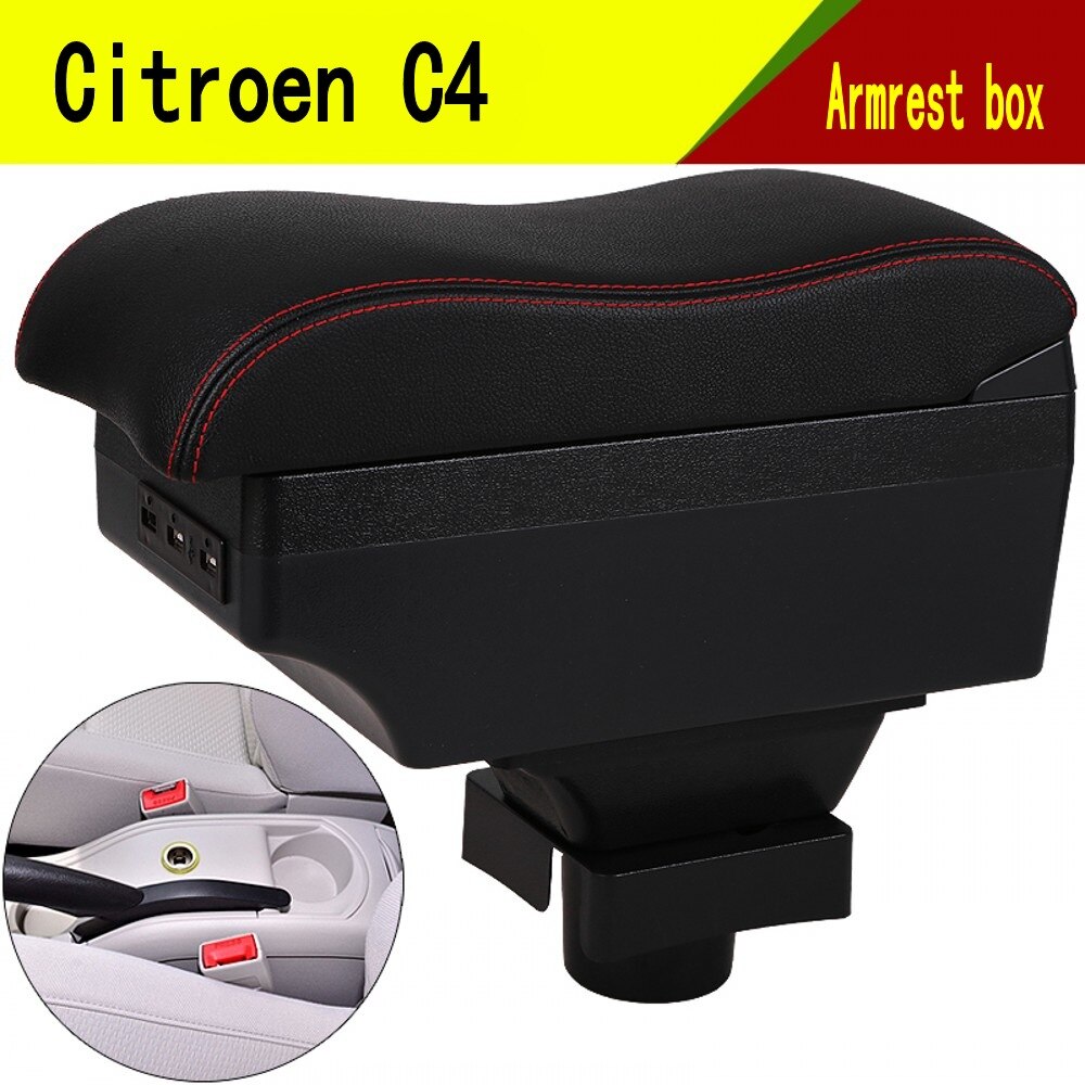 For Citroen C4 armrest box central Store content b... – Vicedeal