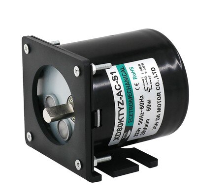 Motor+Bracket 80KTYZ AC motor 220V 5rpm -110rpm mo... – Grandado