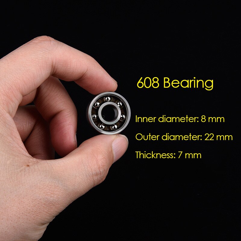 Fidget spinner metall legering 608 lager slät stum... – Grandado