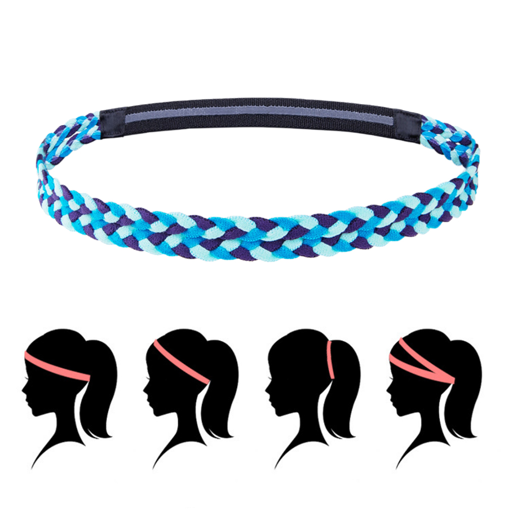 Hair Band Sports Headband Braided Sports Hair Band... – Vicedeal