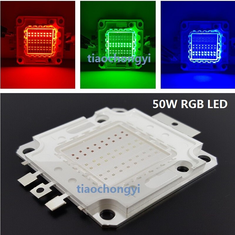 10W 20W 50W 100W RGB Red Green Blue High Power Ful... – Grandado