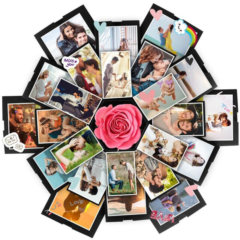 Verrassing Explosie Doos DIY Geheugen Fotoalbum Pl... – Grandado