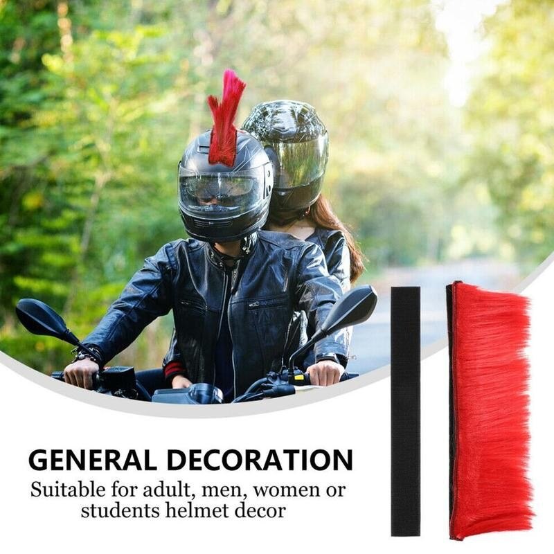 Men Colorful Helmet Decorations Hair Punk Colorful... – Grandado