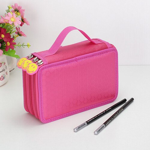 Bianyo 52Holders 3 Layer Handy School Pencils Case... – Vicedeal