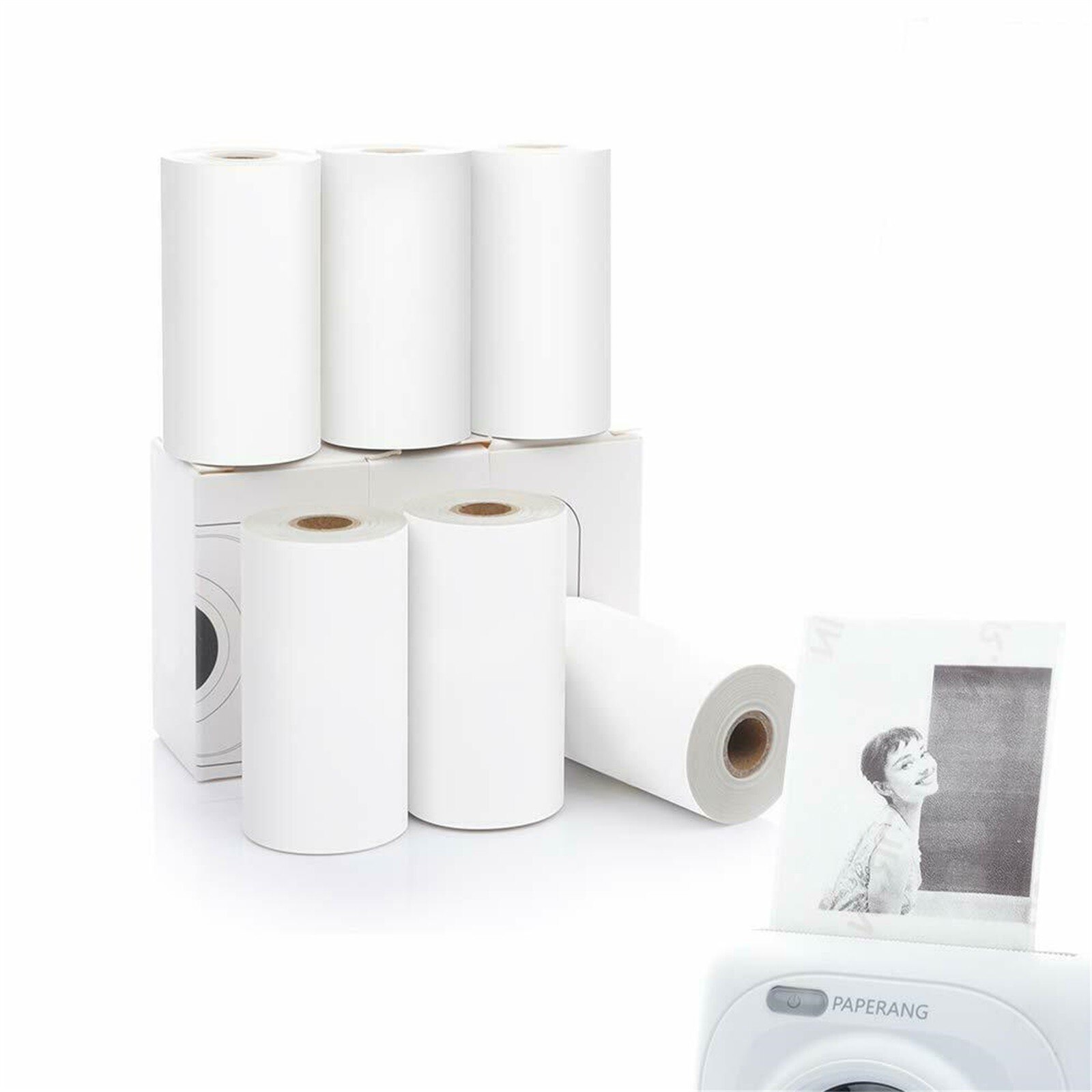5 Rolls Paperang Thermal Paper 57x30mm Semi-transp... – Grandado