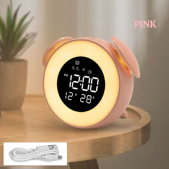 Bedside Sunrise Sunset Wake Up Light Digital Led M... – Grandado