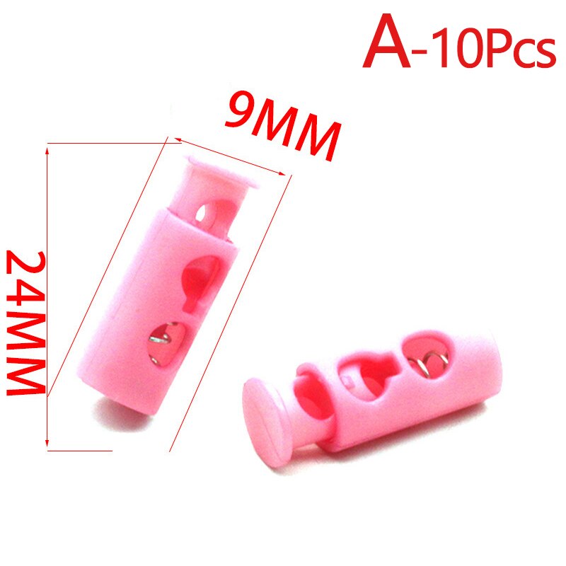 10pcs Plastic Colorful Cord Lock Spring Clasp Stop... – Vicedeal