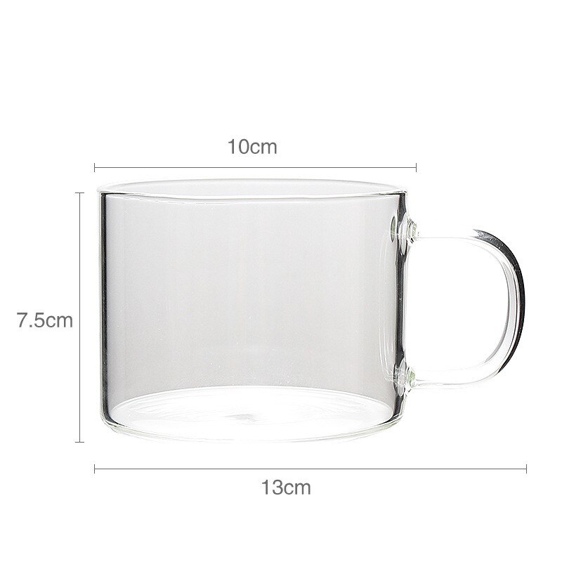 Good Morning Glass Cup Ins Nordic Breakfast 450ml ... – Grandado