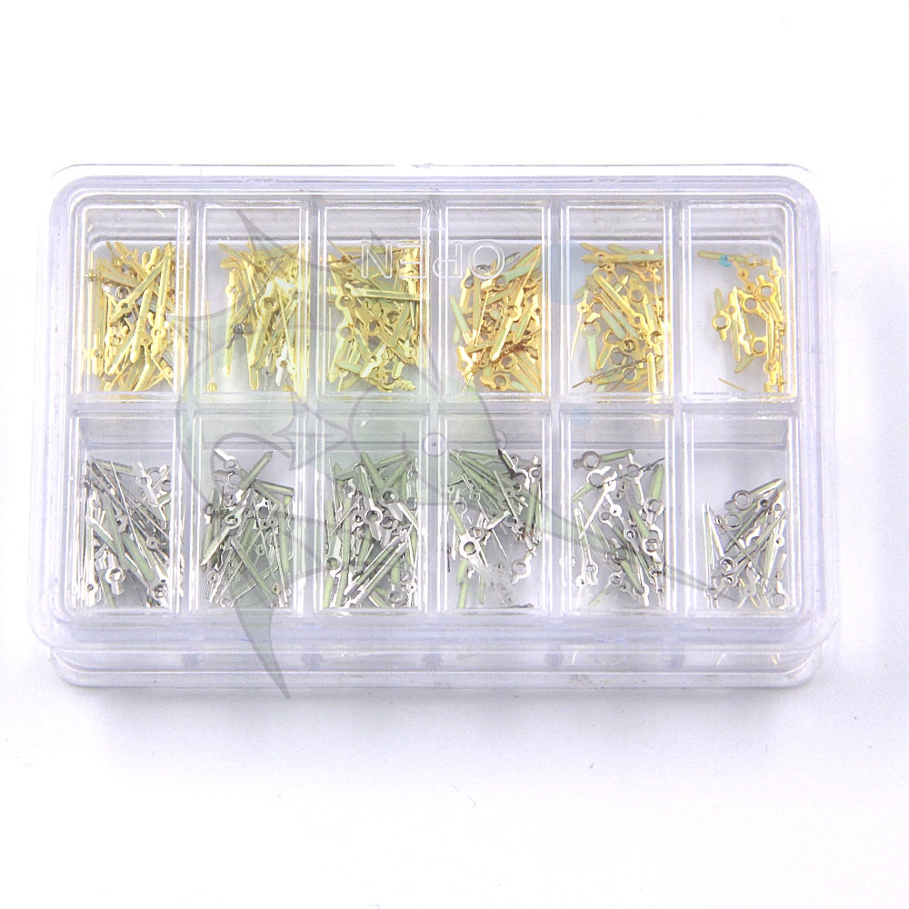 High End Watch Hands Parts Set, Golden/Silver Lumi... – Grandado