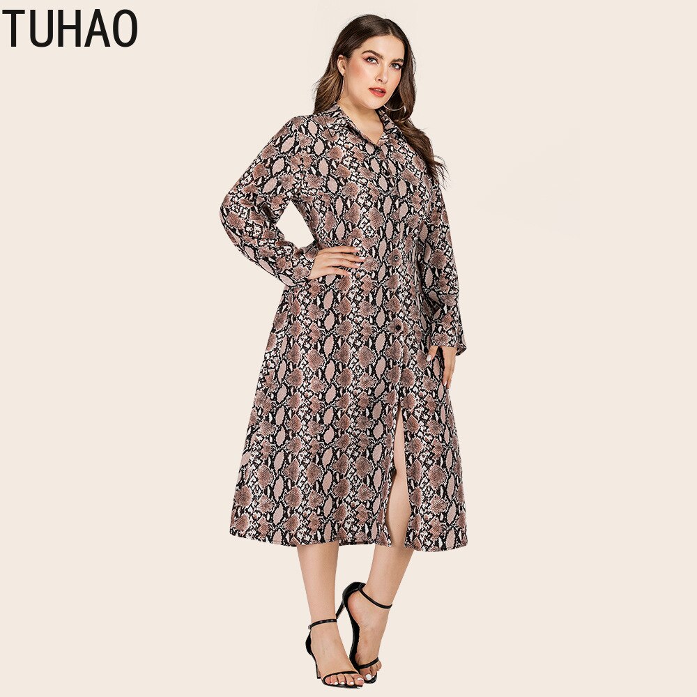 TUHAO Women Dress Plus Size 4XL 3XL Dresses for Mo... – Grandado