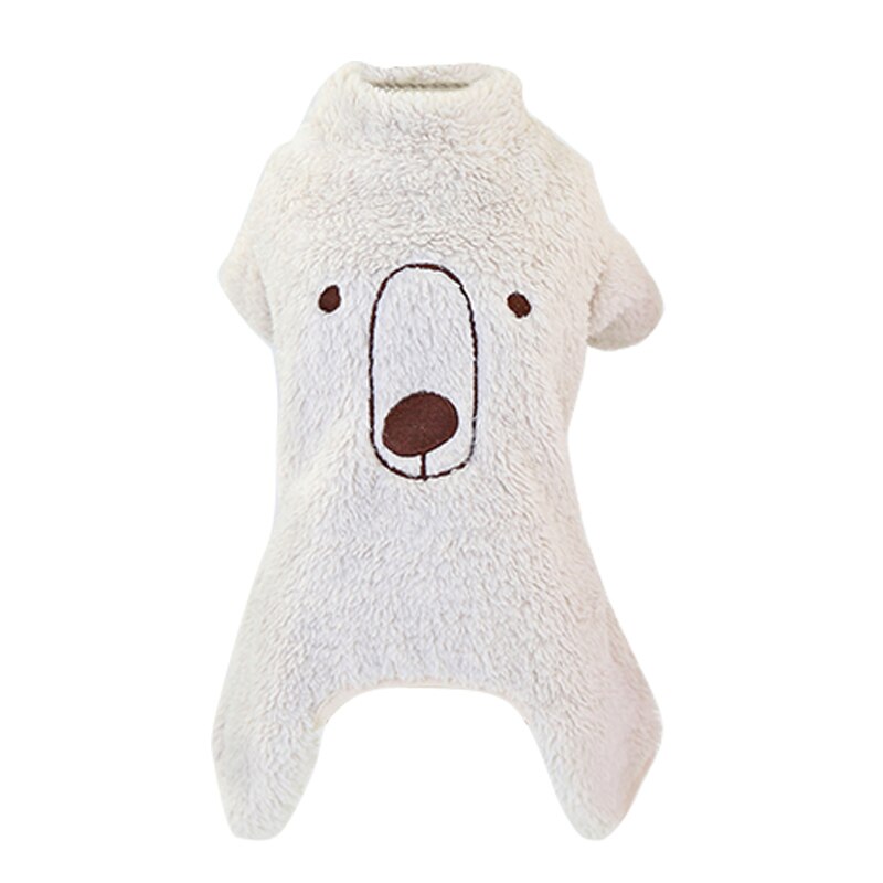 Zachte Fleece Hond Jumpsuit Winter Kleding Kleine ... – Vicedeal