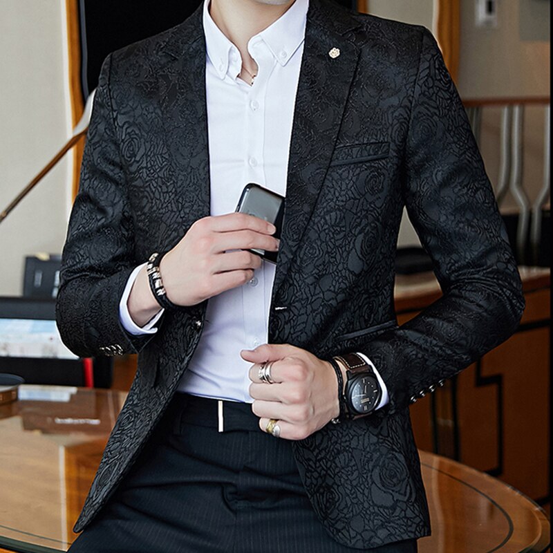 Ontwerpen Blazer Mens Slim Fit Blazers Masculino B... – Vicedeal