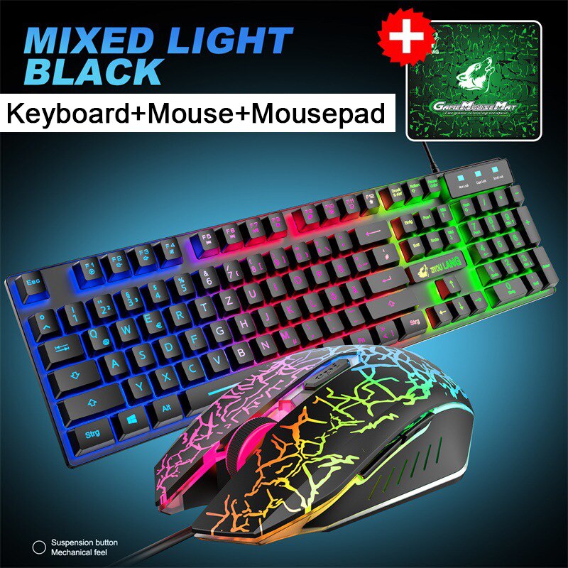 German Keyboard+Mouse+Mousepad Sets PC Gamer Keybo... – Grandado