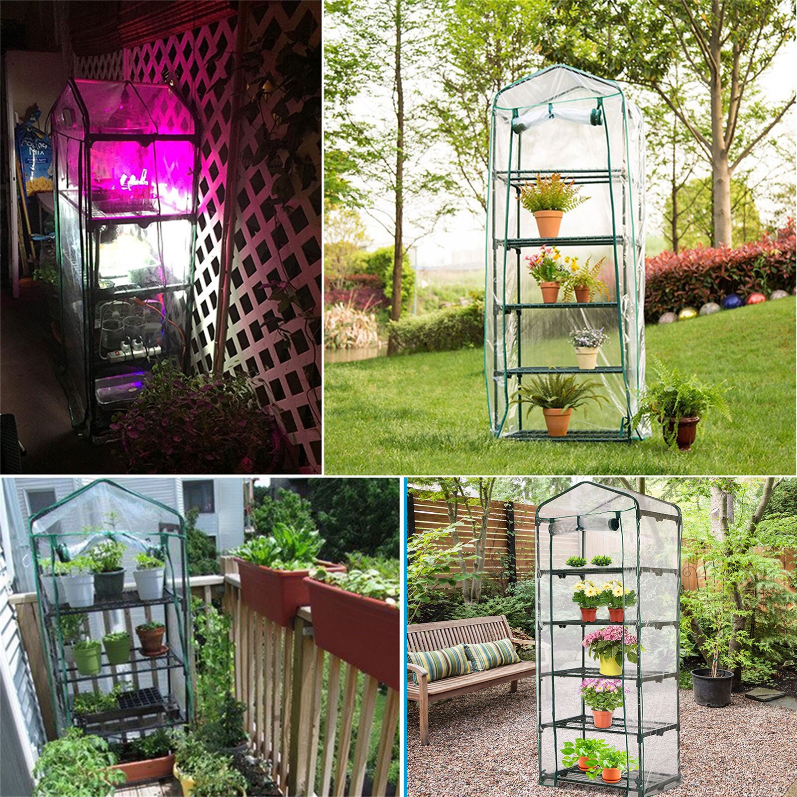 Multi-layer PVC Large-capacity Garden Greenhouse P... – Grandado