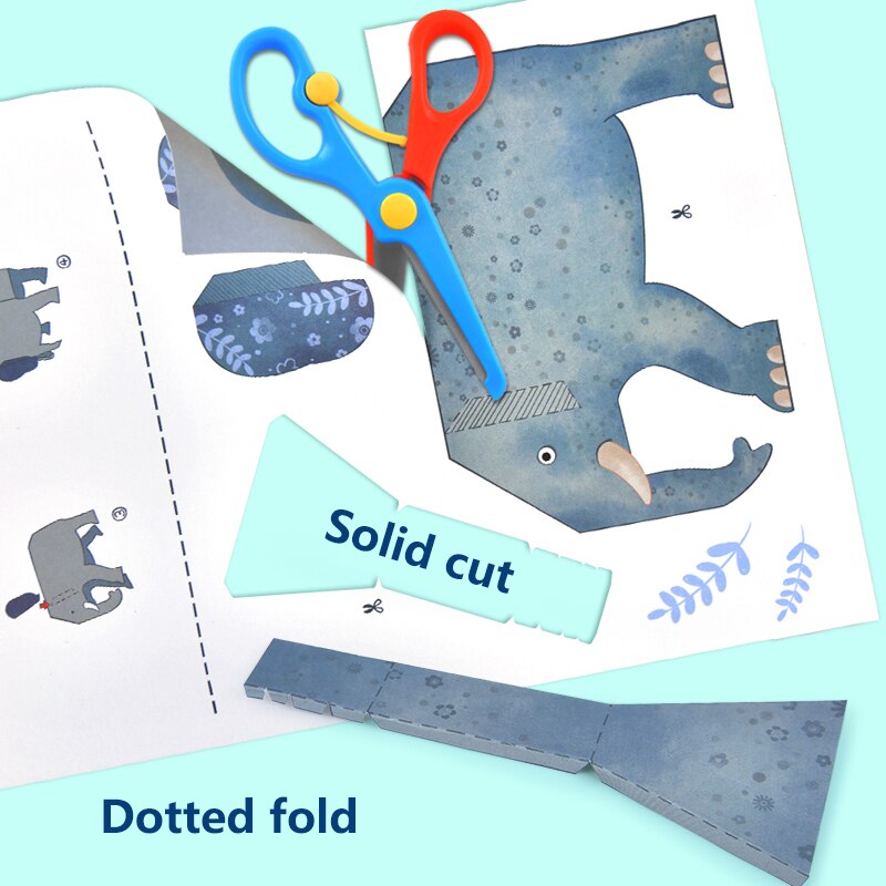 Mideer Children Origami Paper Handmade Animals 3D ... – Grandado