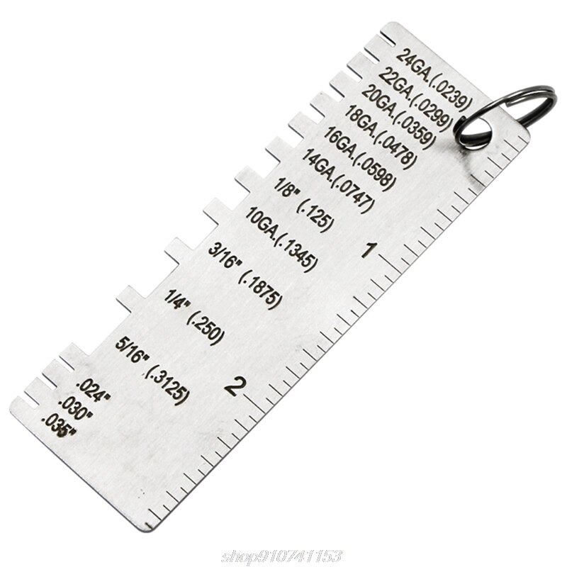 Stainless Steel Thickness Gauge Weld Inspection Ru... – Grandado
