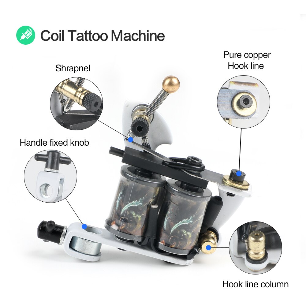 CNC TK106 Full Tattoo Set For Tattoos, Suitable Fo... – Grandado