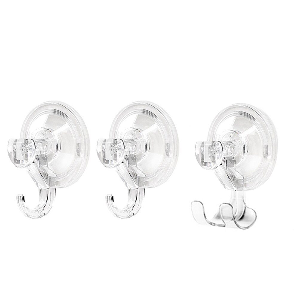 3pcs/set Shower Suction Hooks Removable Reusable W... – Grandado